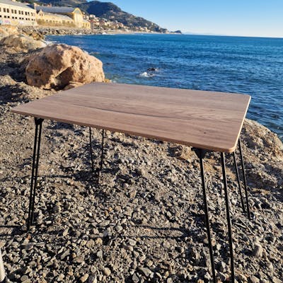 EuroBOX Tisch - Der stabile Klapptisch von CampDesign (Eiche)